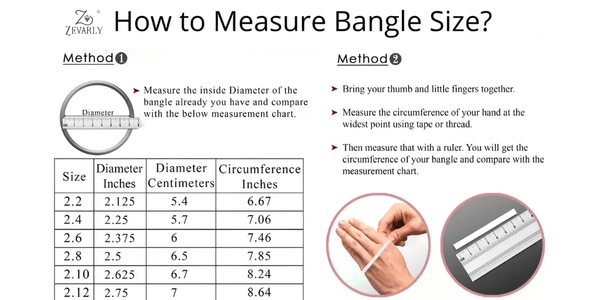Your Go-To Guide for Bangle Sizes: Why 2.8 and 2.10 from Zevarly